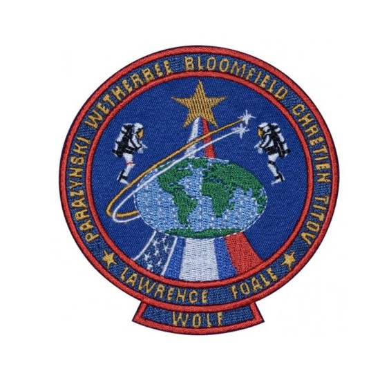 Sts 86 Mission Shuttle Patch Coudre Programme Mir
